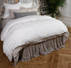 LINEN RUFFLE SEA ISLE BED SKIRT - Linum Bedding – Native Linum